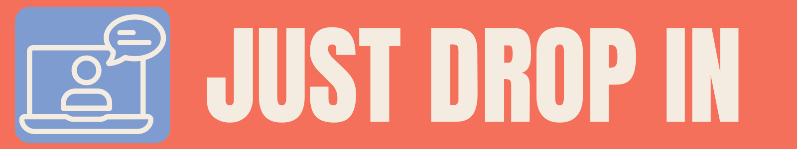 Just drop in - booking page